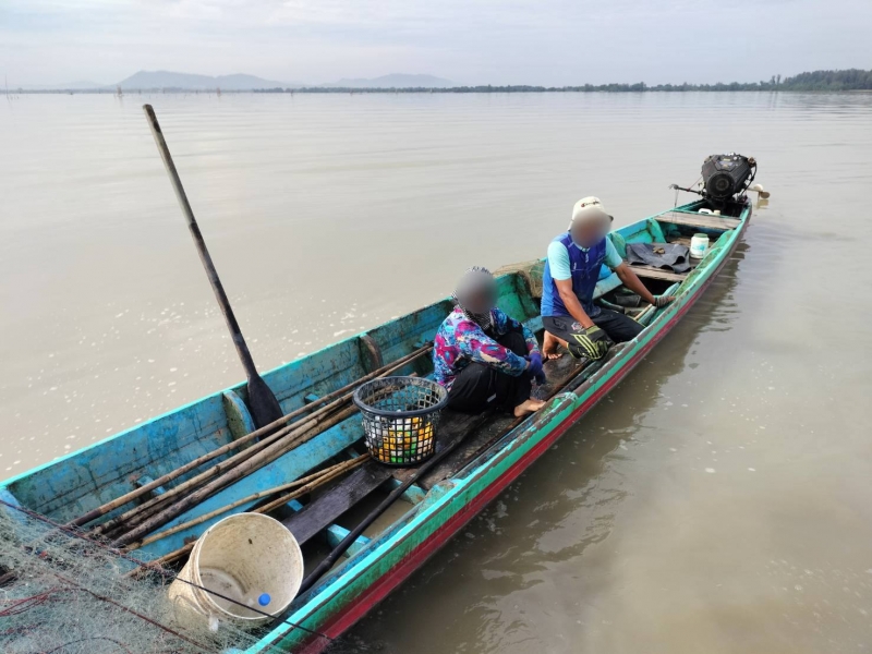 คูเต่า | จับไม่มีแผ่ว เรือชาวบ้านใช้ประมงไอ้โง่ดักจับสัตว์น้ำ 26 ลูก ไฟฉาย 30 ดวง || Hatyaifocus.com