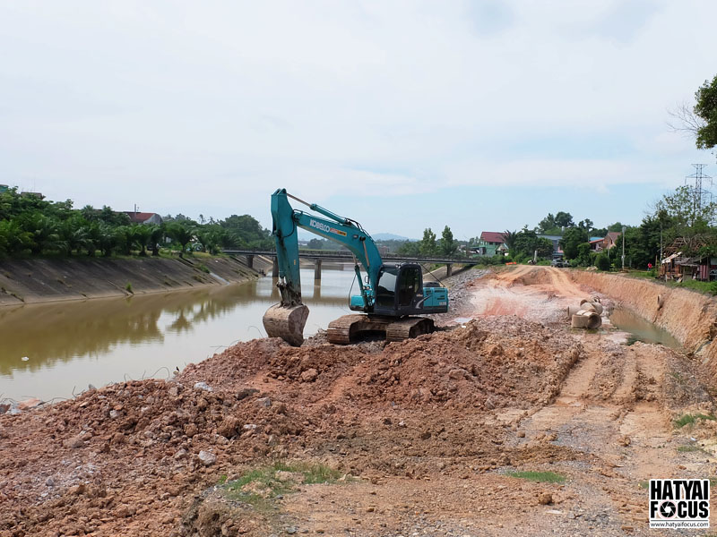 ส่องความคืบหน้า ขยายคลอง ร.1 || Hatyaifocus.com